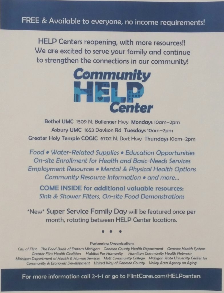 Help Centers Re-Open in Flint with More Resources, Bottled Water - City ...