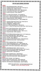 Ward Map - City of Flint