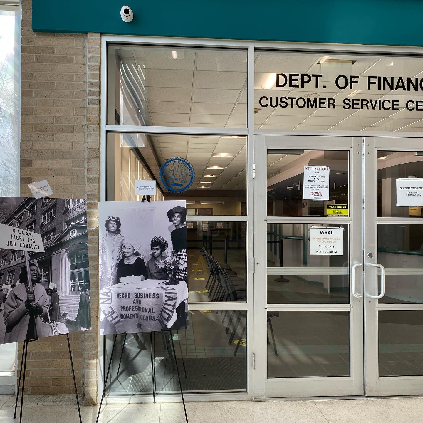 City Hall photo display honors Black History Month - City of Flint