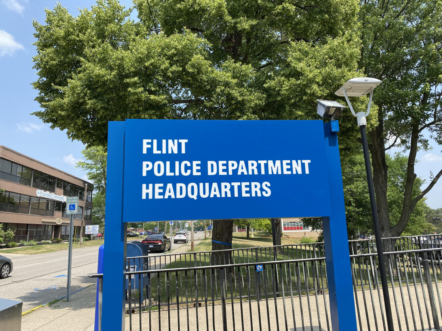 Signs By Crannie donates Flint Police Dept. Headquarters signage ...