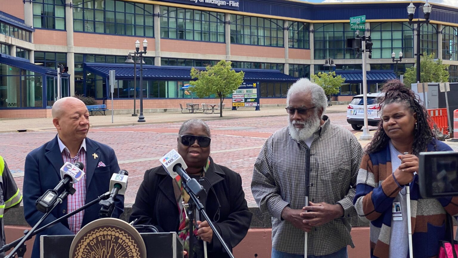 Audible crosswalks make downtown Flint accessible for people with ...