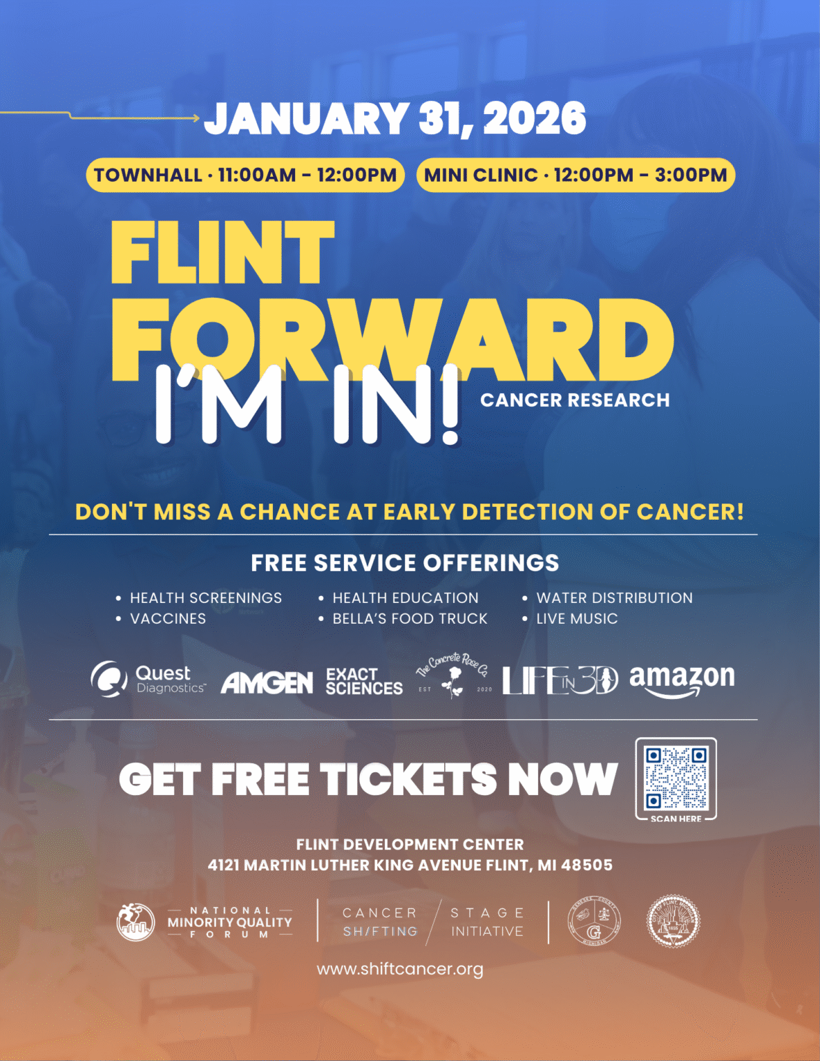 Flint Forward Cancer Research Town Hall offers free health screenings ...