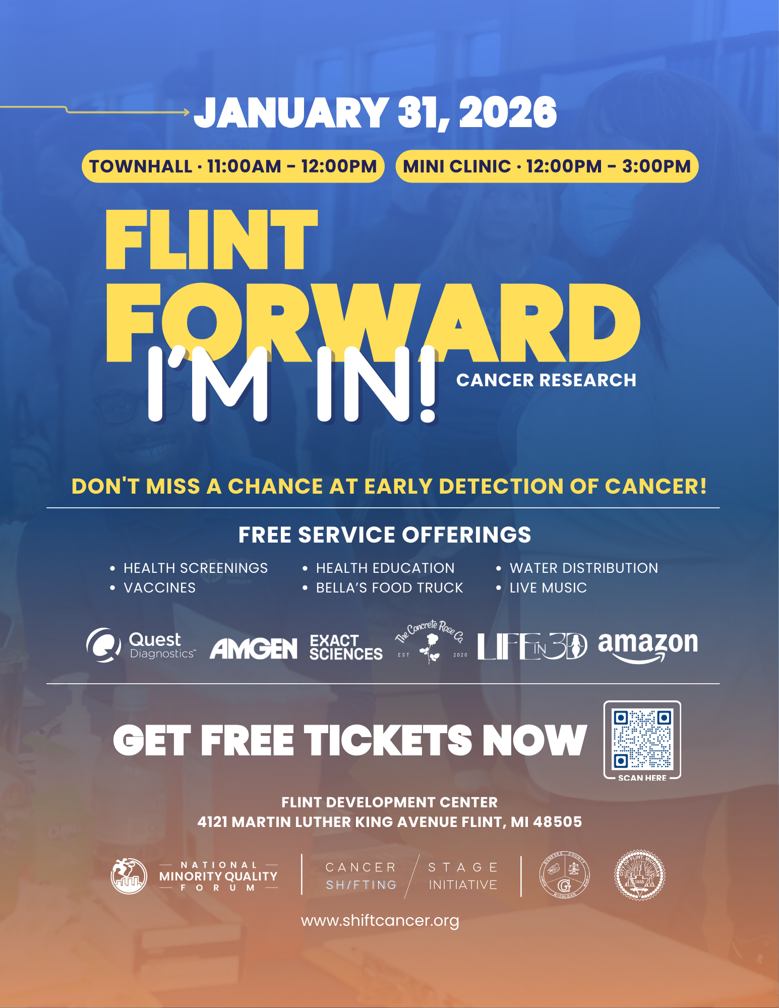 Flint Forward Cancer Research Town Hall offers free health screenings ...